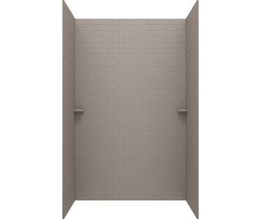 36-In x 62-In x 96-In Swanstone 3x6 Subway Tile Shower Wall Kit – BNGBath