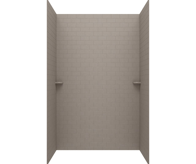36-In x 62-In x 96-In Swanstone 3x6 Subway Tile Shower Wall Kit – BNGBath