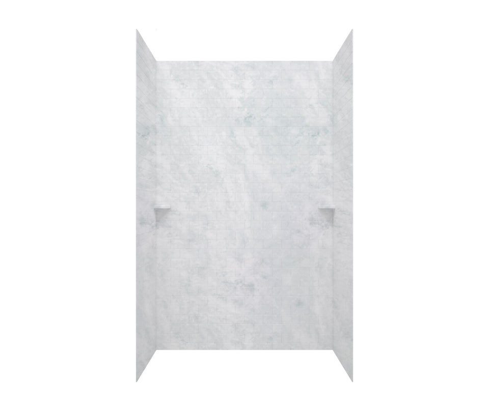 36-In x 62-In x 96-In Swanstone 3x6 Subway Tile Shower Wall Kit – BNGBath
