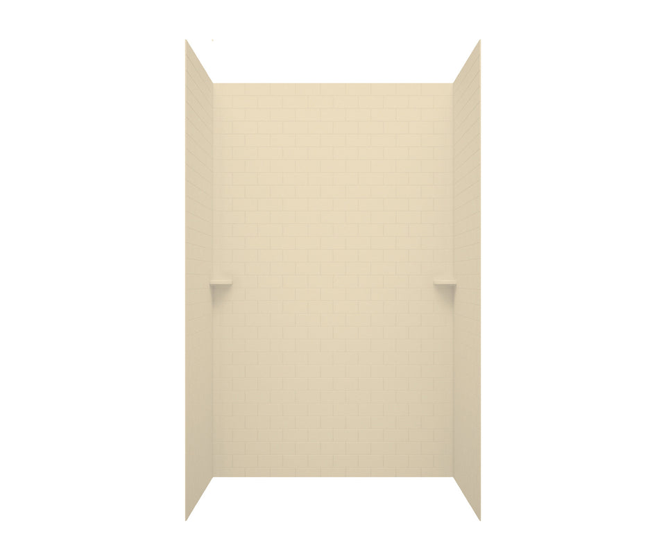 36-In x 62-In x 96-In Swanstone 3x6 Subway Tile Shower Wall Kit – BNGBath