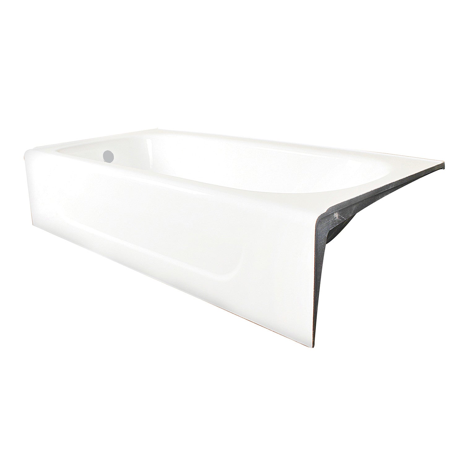 Aqua Eden VCTAP603015L Cast Iron Alcove Bath Tub 60 x 30 x 15 – BNGBath