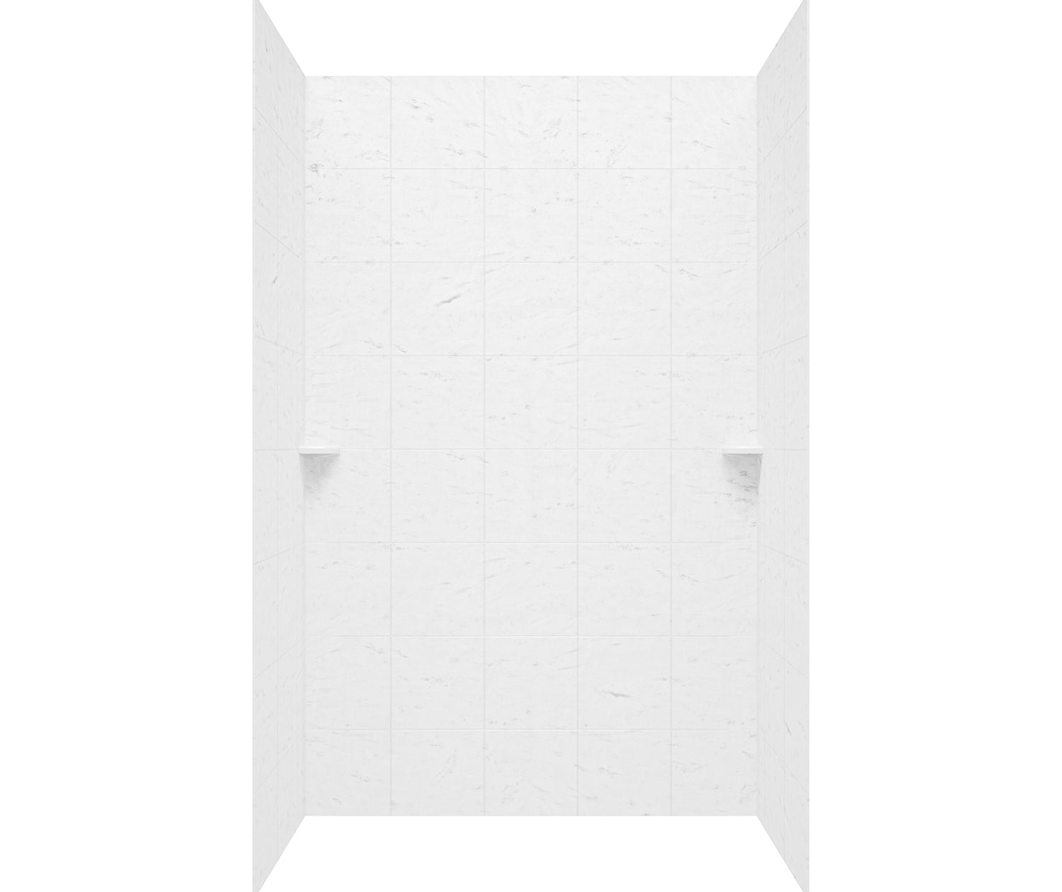 36-In D X 36-In W X 72-In H Swanstone Shower Wall Surround Tile Patter ...